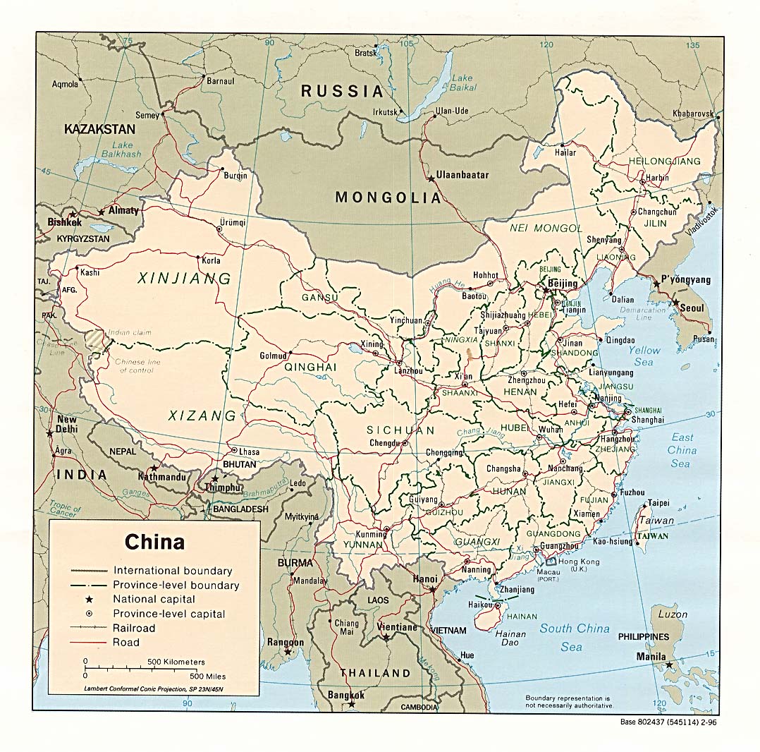 MAPAS DA CHINA