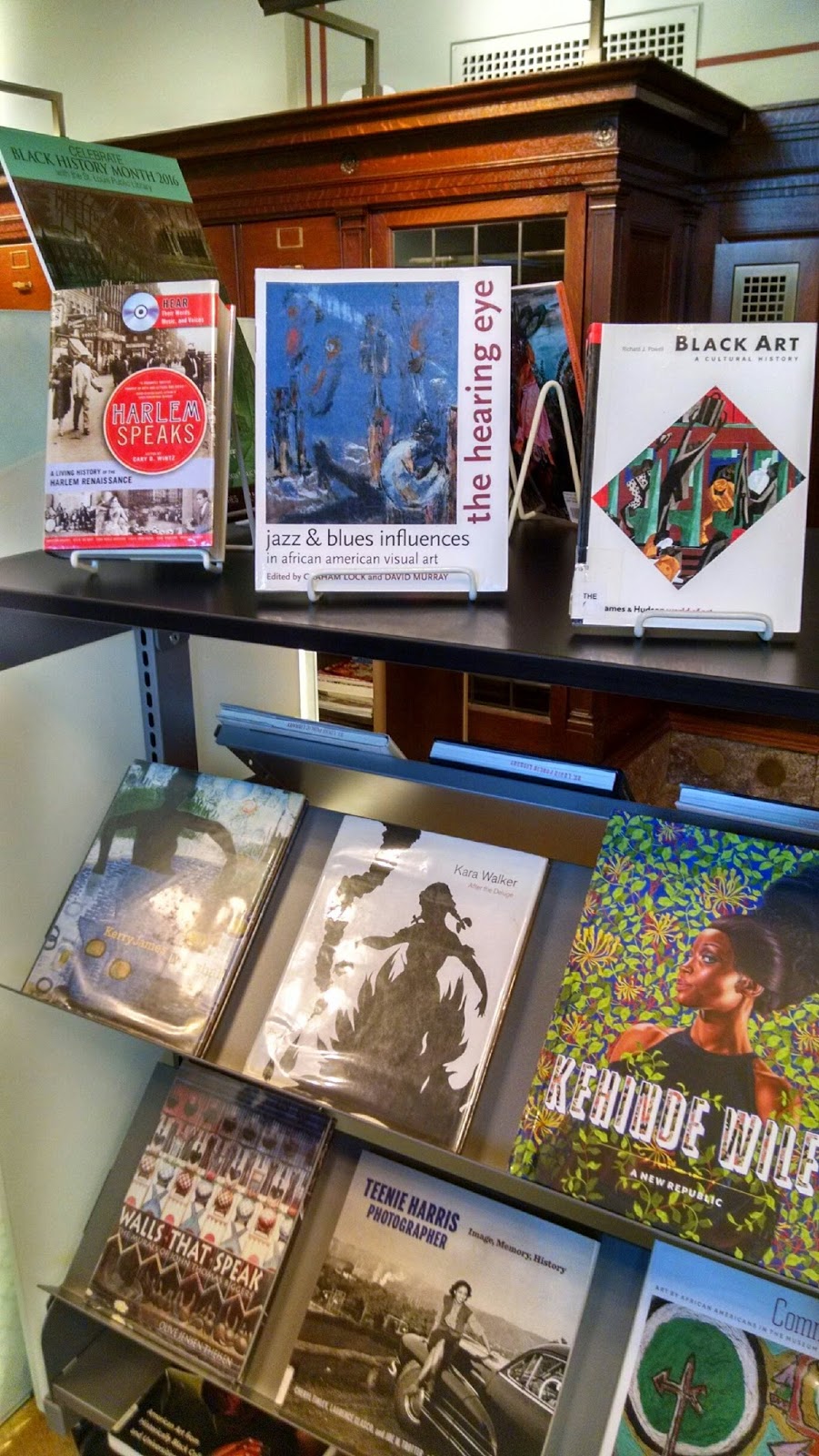 St. Louis Public Library * Fine Arts Room: Book Display -- Black ...