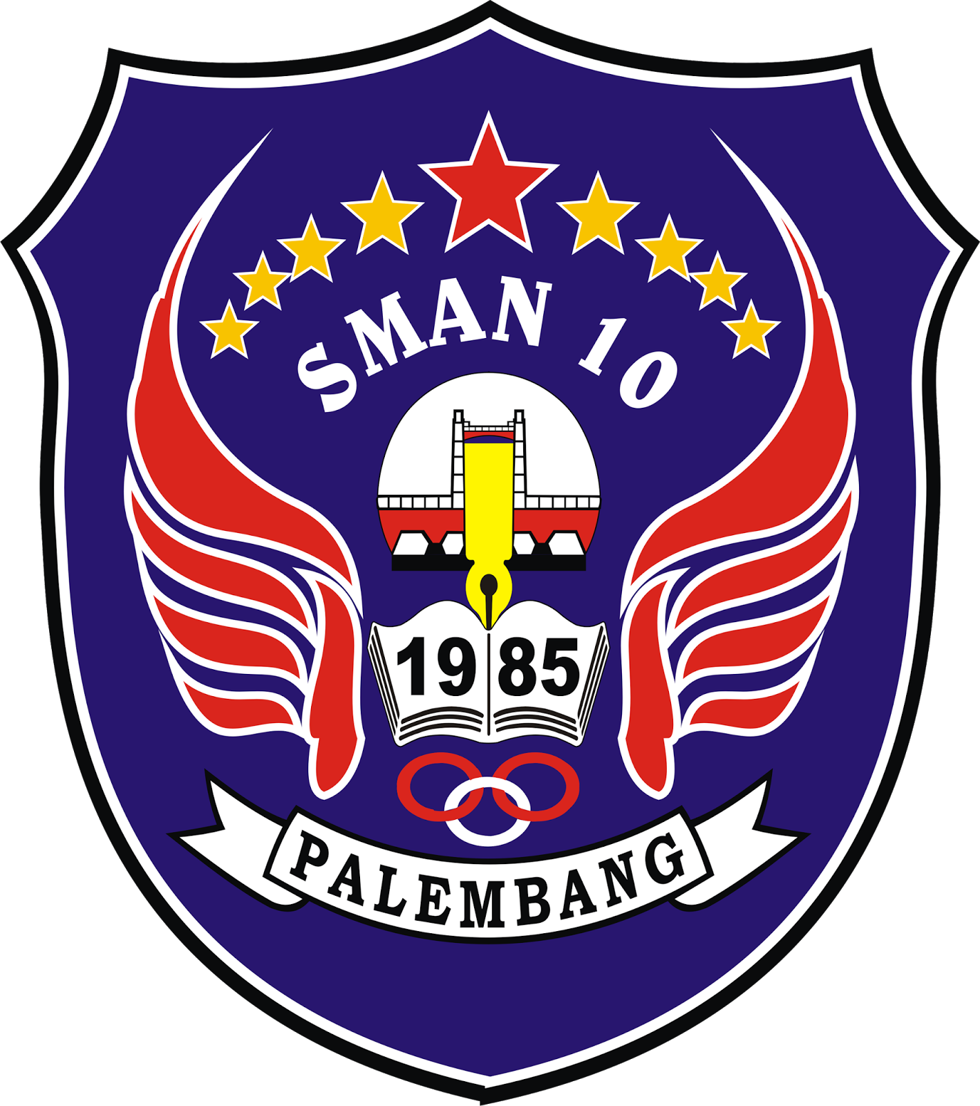 Blogger Shof: Lambang SMA Negeri 10 Palembang