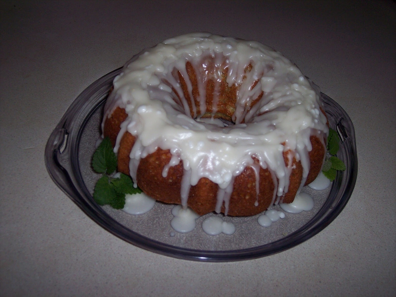 Stone Cottage Adventures: Stone Cottage Lemon Balm Cake & Lemon Balm Glaze