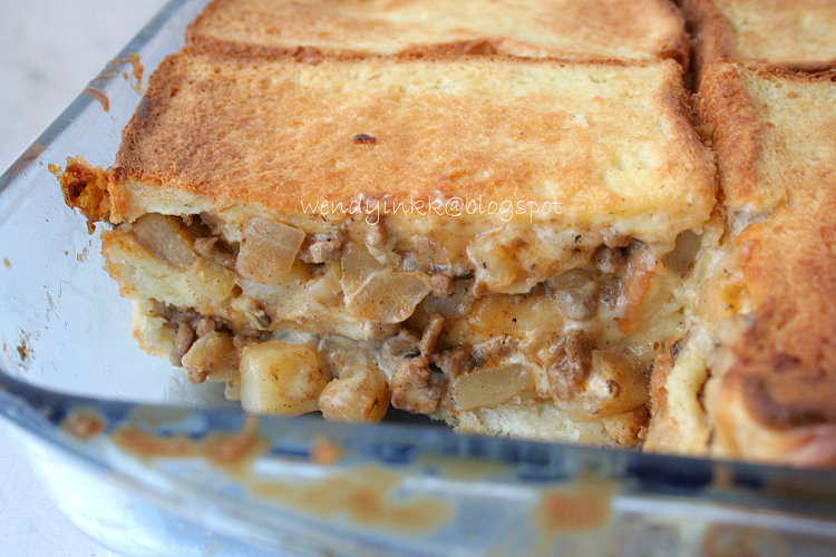 Table for 2.... or more: Baked 3 Layer Beef Pie - Beef Week # 1