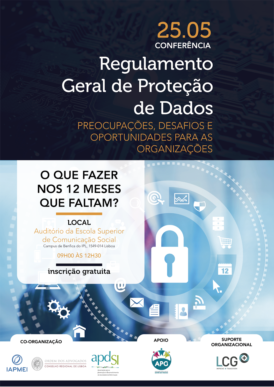 A Sociedade da Informação em Portugal: Dia RGPD - Conferência a 25 de maio
