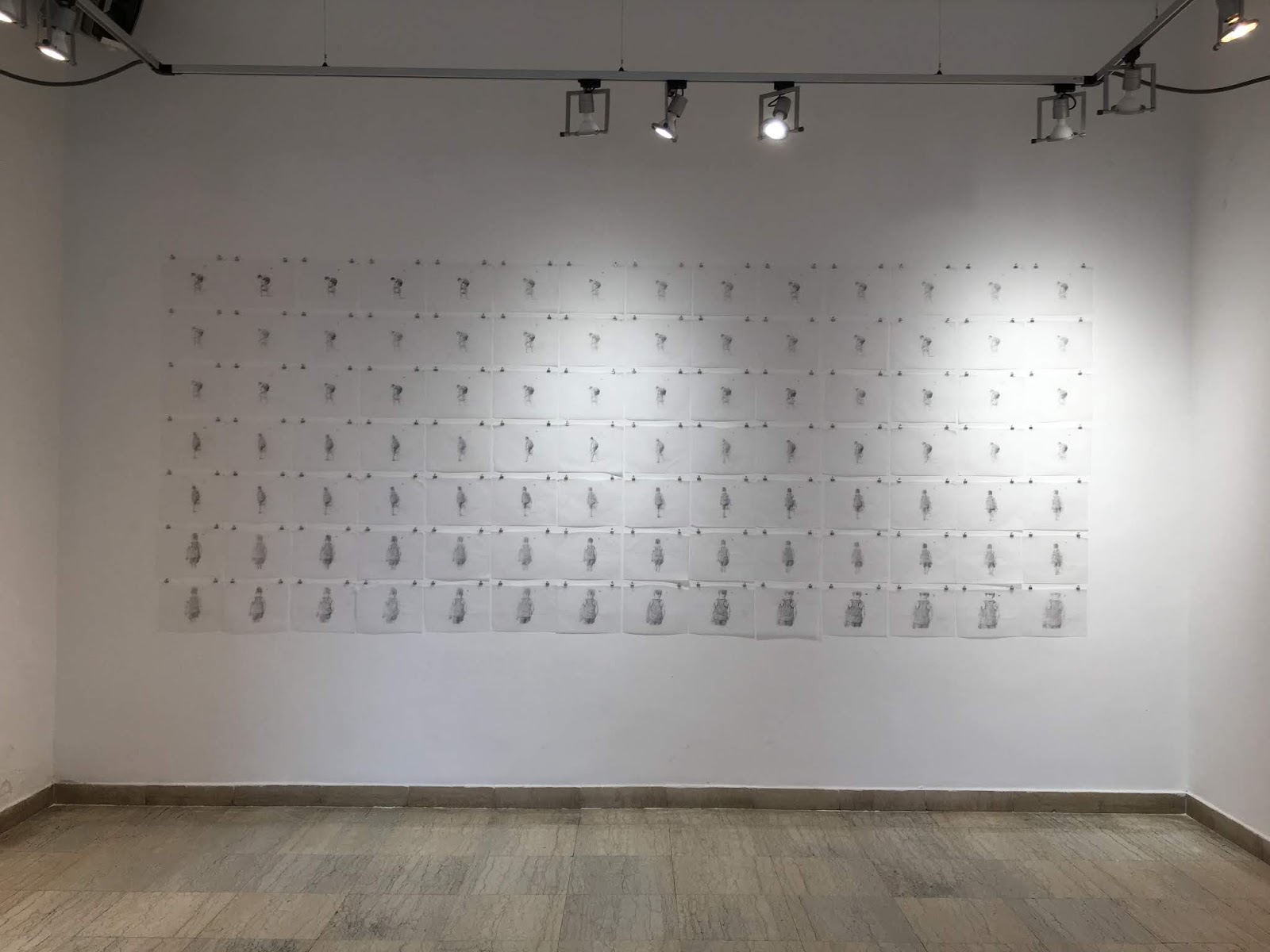 Sadko Hadzihasanovic: Installation view at Gallery Kolarac, Belgrade ...