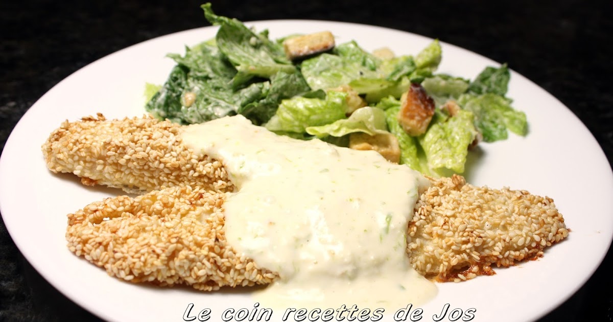Le coin recettes de Jos: FILETS DE DORÉ AU SÉSAME ET GINGEMBRE