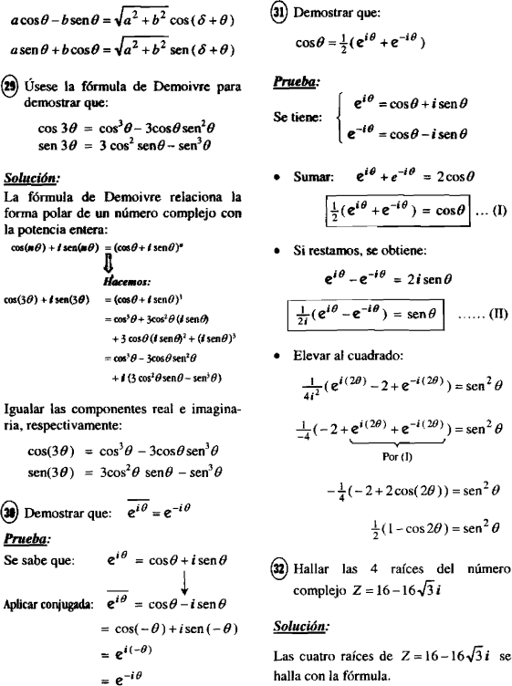 NÚMEROS COMPLEJOS EJERCICIOS Y PROBLEMAS RESUELTOS DE MATEMATICAS DE ...