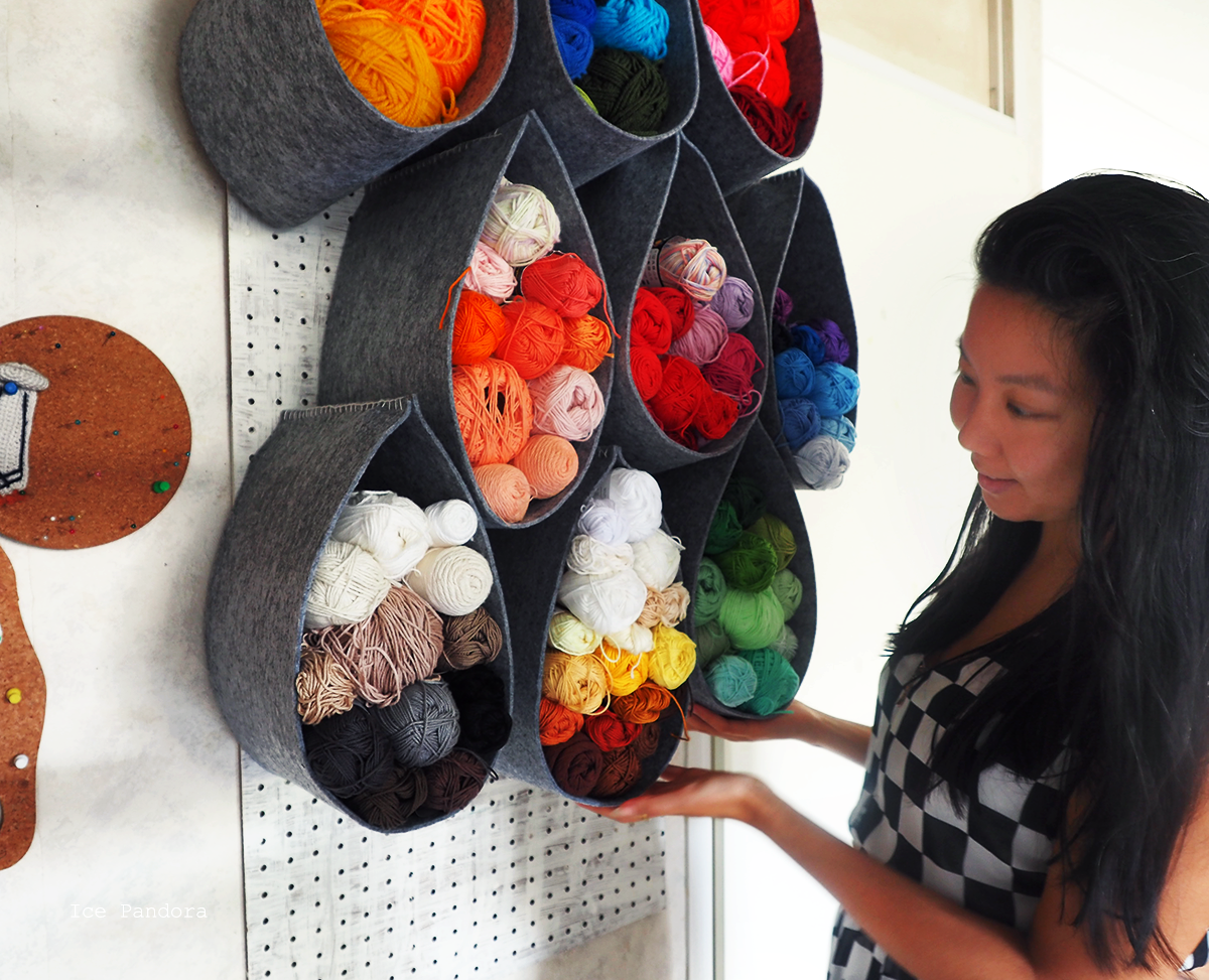 DIY: Wool & Yarn Storage Wall