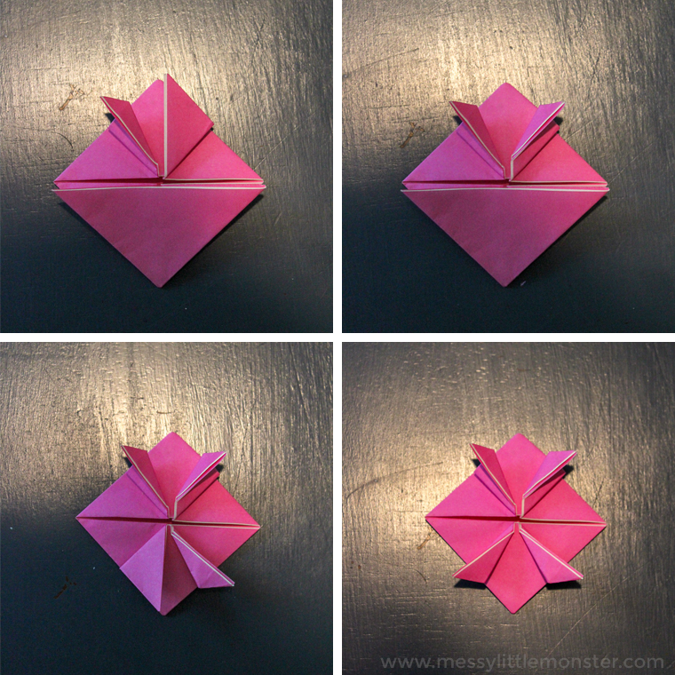 Origami Jumping Frog Craft - plus a fun number game for kids - Messy ...
