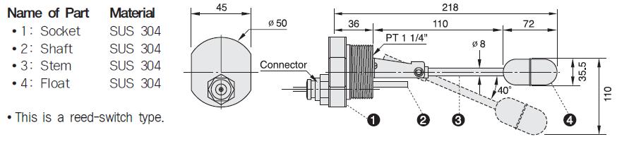 Horizontal Level Switch | Wiratama Mitra Abadi