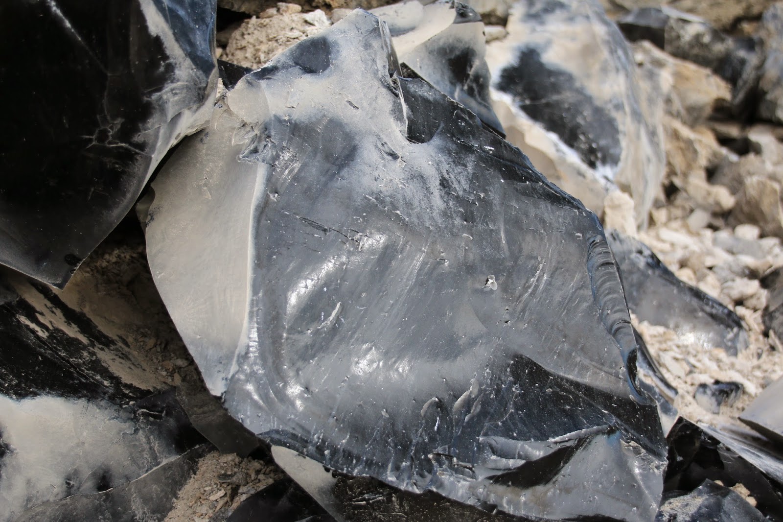 Pictures of my Universe: The Big Obsidian Flow in Newberry Volcano