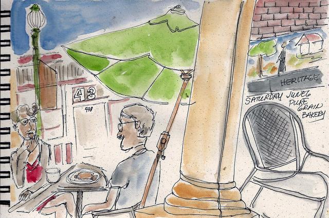 MY ART JOURNAL: EDJ From My Imagination #3-#9, Drawing In Public Places ...