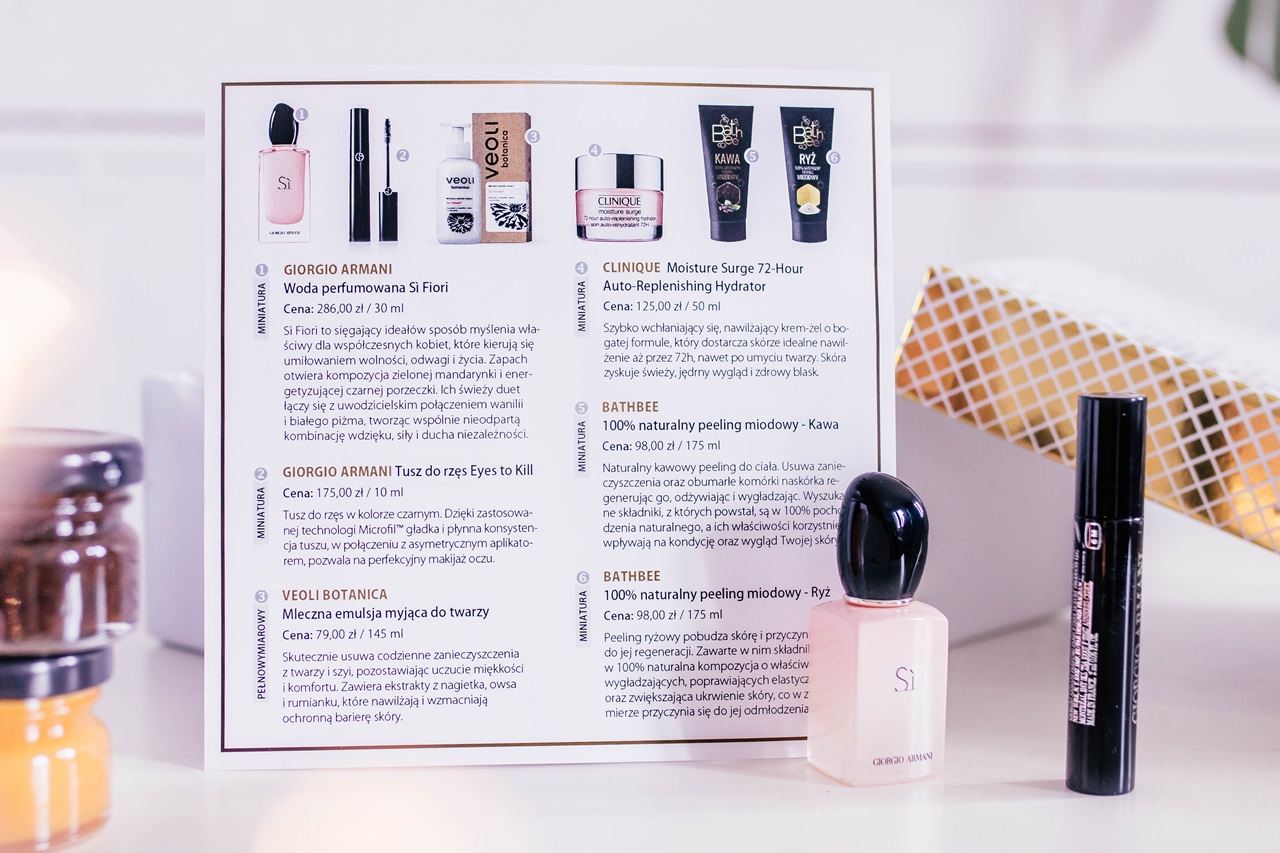 Golden Box no.11 {Giorgio Armani, Veoli Botanica, Clinique i nowa marka ...