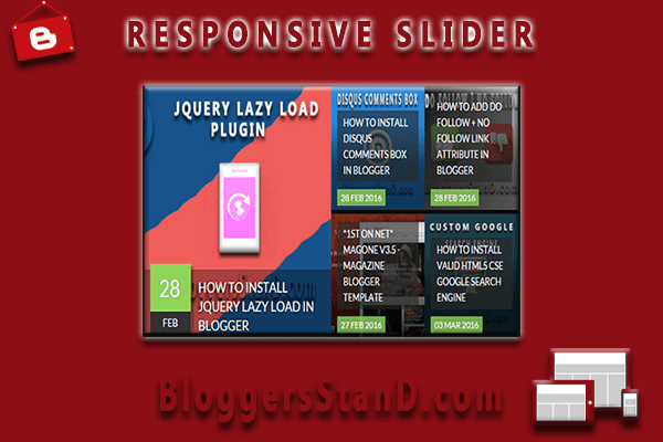 How To Install Responsive Recent Posts Slider In Blogger - BloggersStand