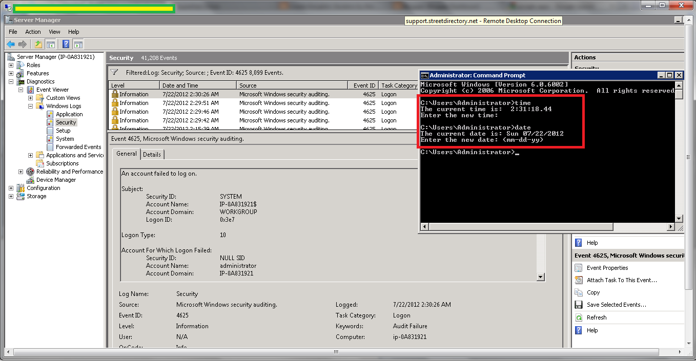 Terran Spot: All Accounts Locked Due to Accessing User Account Manager ...