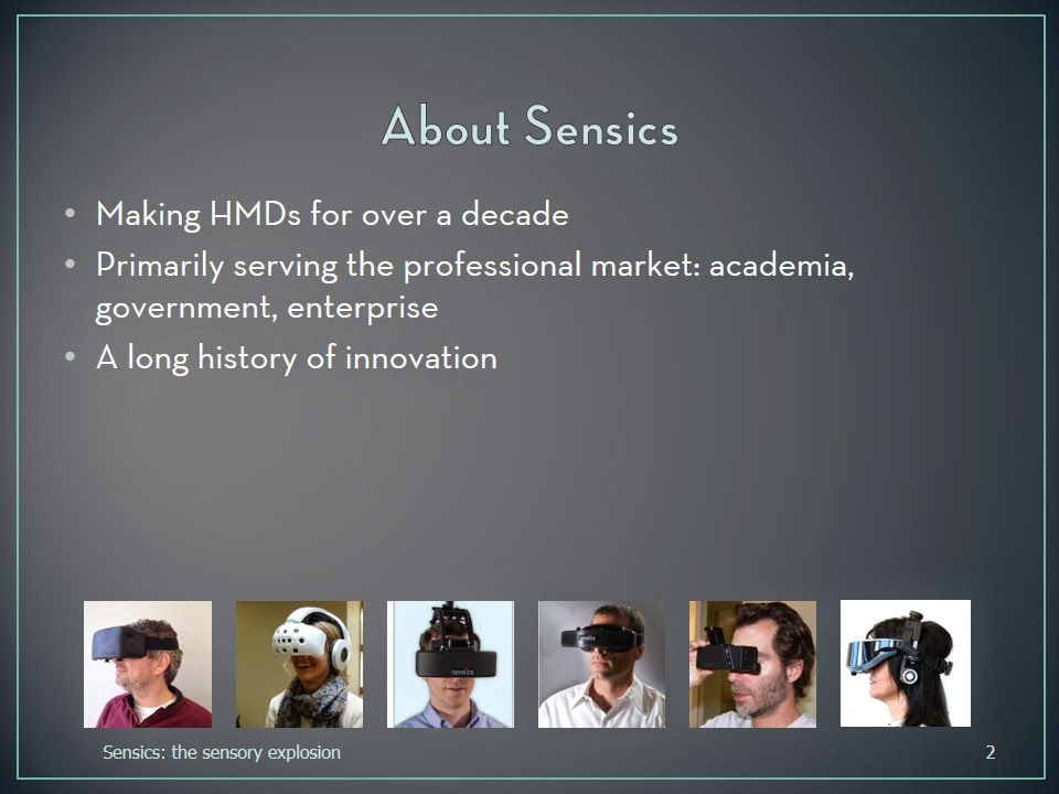 The VRguy's Blog: The Sensory Explosion The VRguy's Blog: The Sensory Explosion