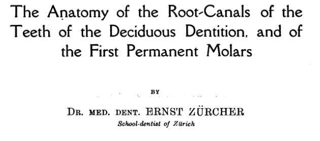 Endodoncia Microscópica Zaragoza: Hess W. The anatomy of the root ...