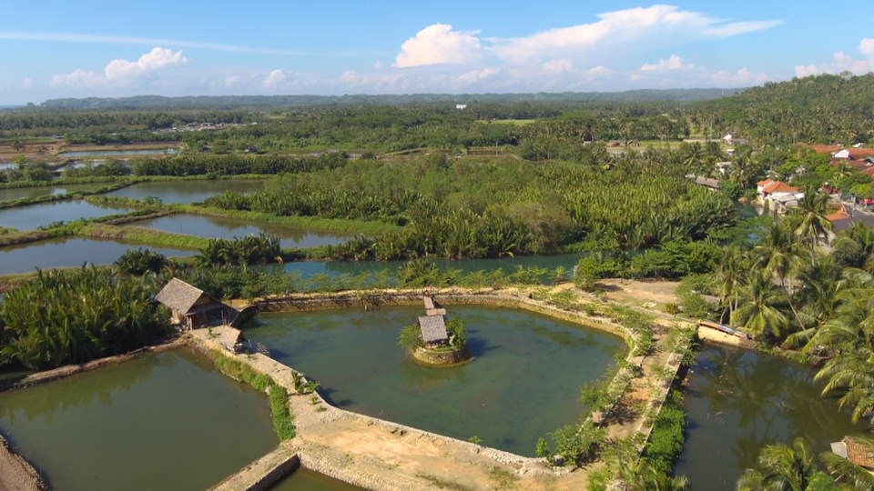 Taman Sagati Margacinta from Drone - Desa Wisata Margacinta