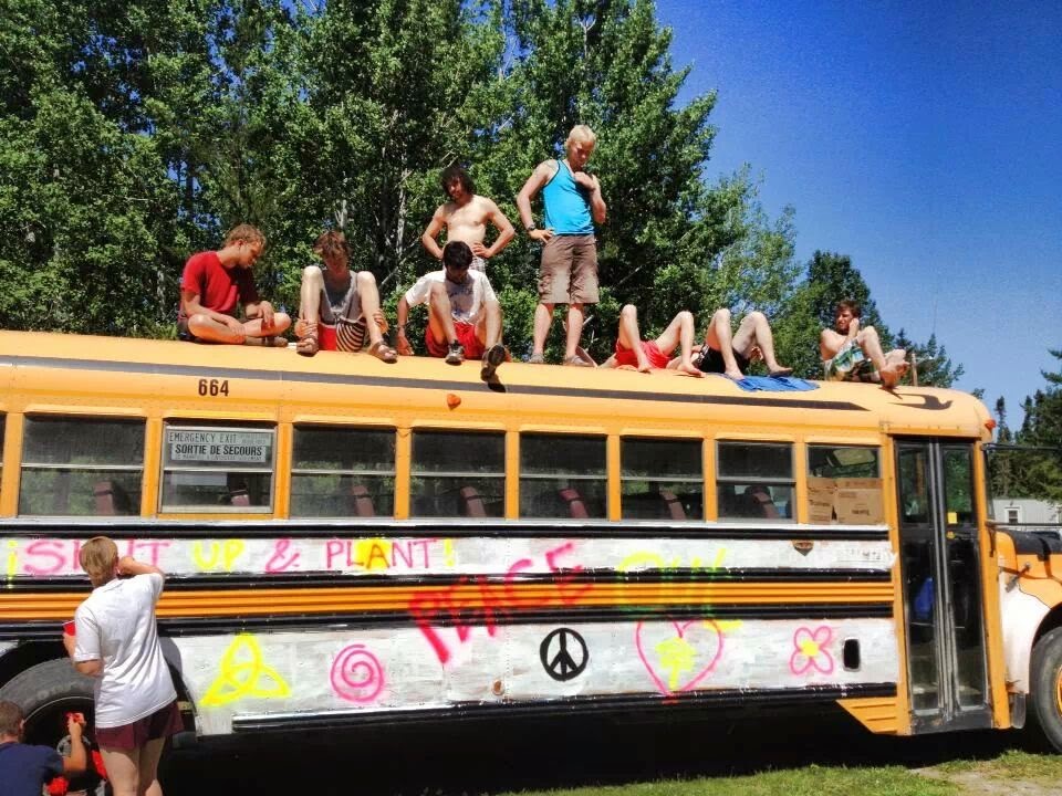 For the Love of Trees: The Real Mighty Machines: Tree Planting Buses