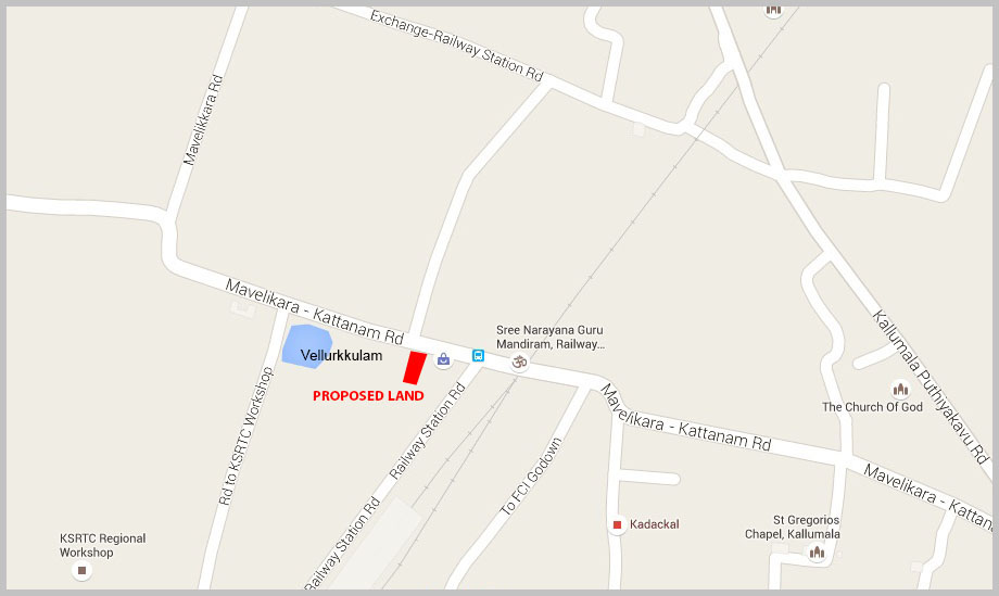 LAND FOR SALE at MAIN ROAD SIDE near MAVELIKARA TOWN: MALAYALAM മലയാളം