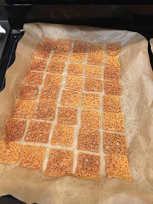 Baked, all natural "cheez-its" recipe