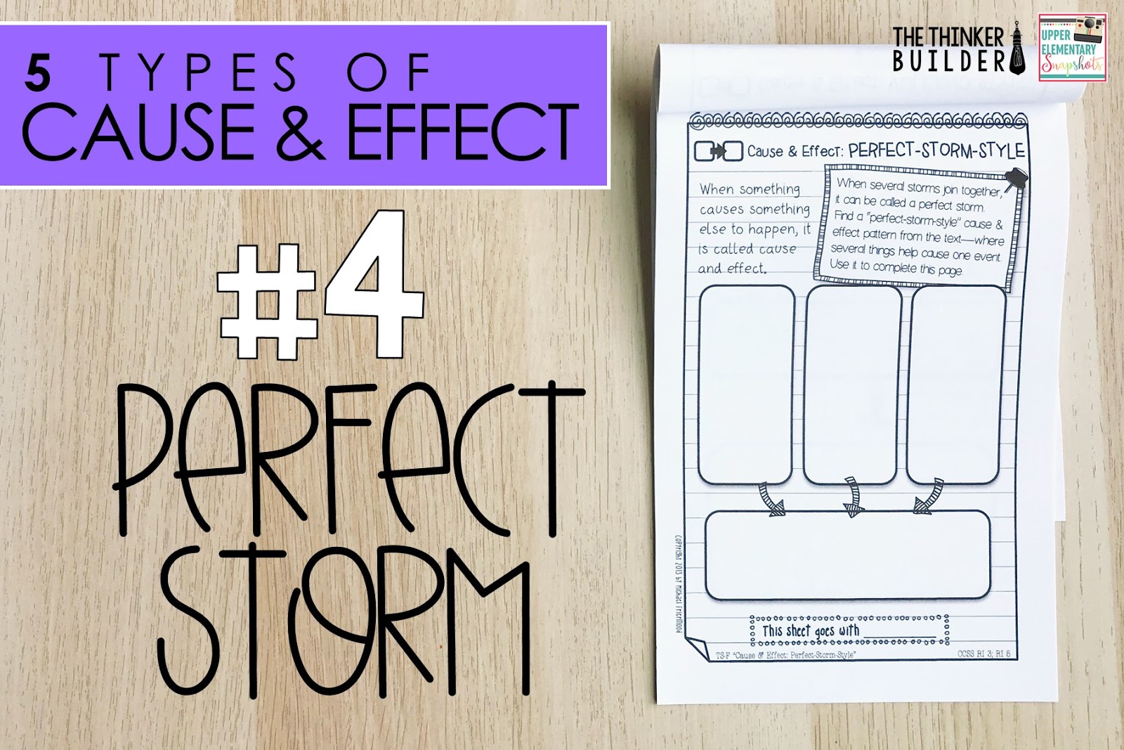 5 Types of Cause and Effect You Should Teach | Upper Elementary Snapshots
