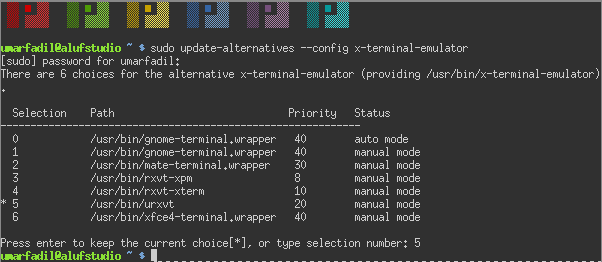 Cara Menjadikan Urxvt Sebagai Default Terminal di Linux Ubuntu ...