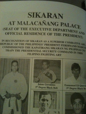 SIKARAN JITSU LAPUNTI ARNIS DE ABANICO AL-KHOBAR: Sikaran's Only Supremo