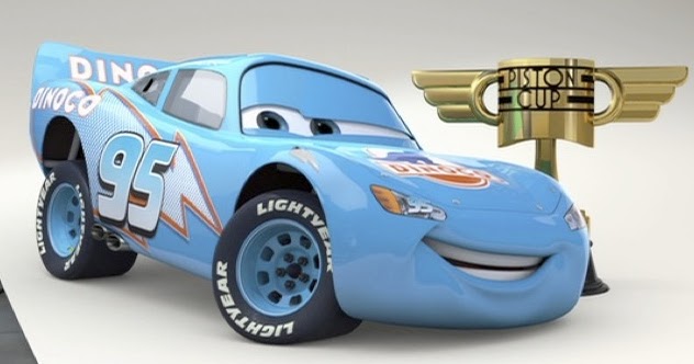 Dan the Pixar Fan: Cars: Dinoco Lightning Mcqueen