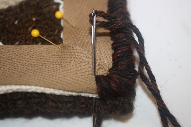 Primitives by the light of the moon: How I Bind A Hooked Rug