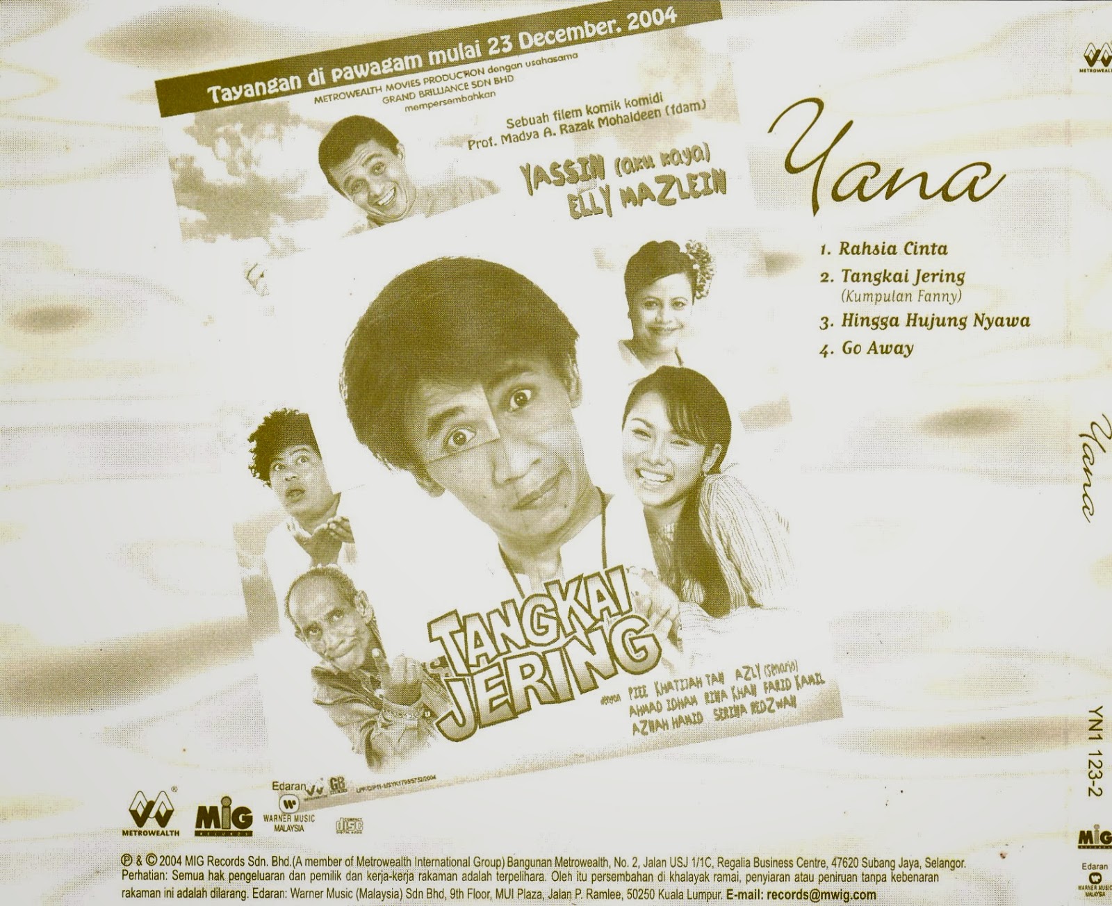 Lagenda Muzik Enterprise: YANA - OST TANGKAI JERING