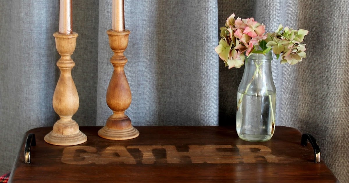 Farmhouse Serving Tray DIY | love my simple home