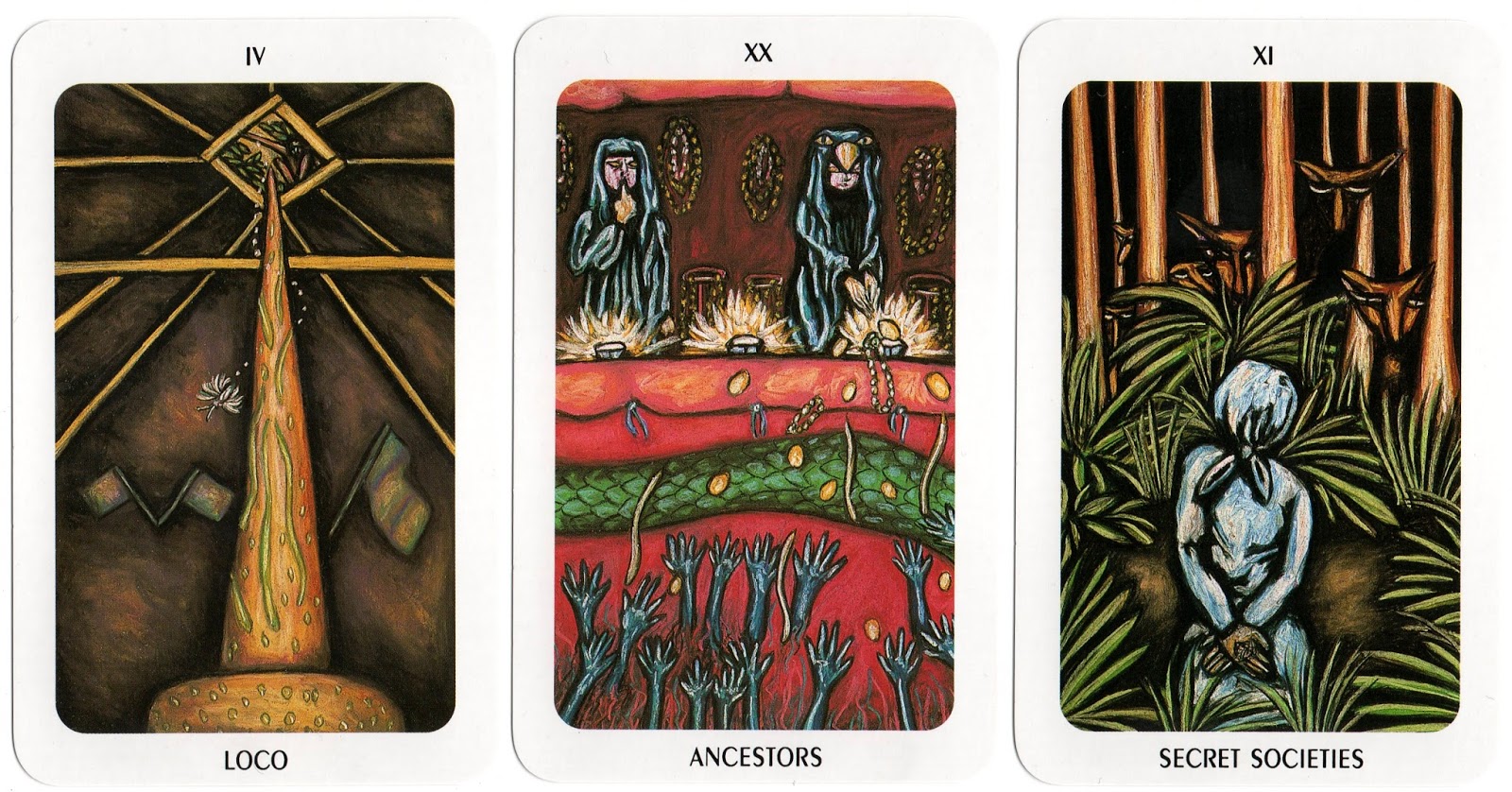 Taro Erdő Lombján a Virágok..: The New Orleans Voodoo Tarot