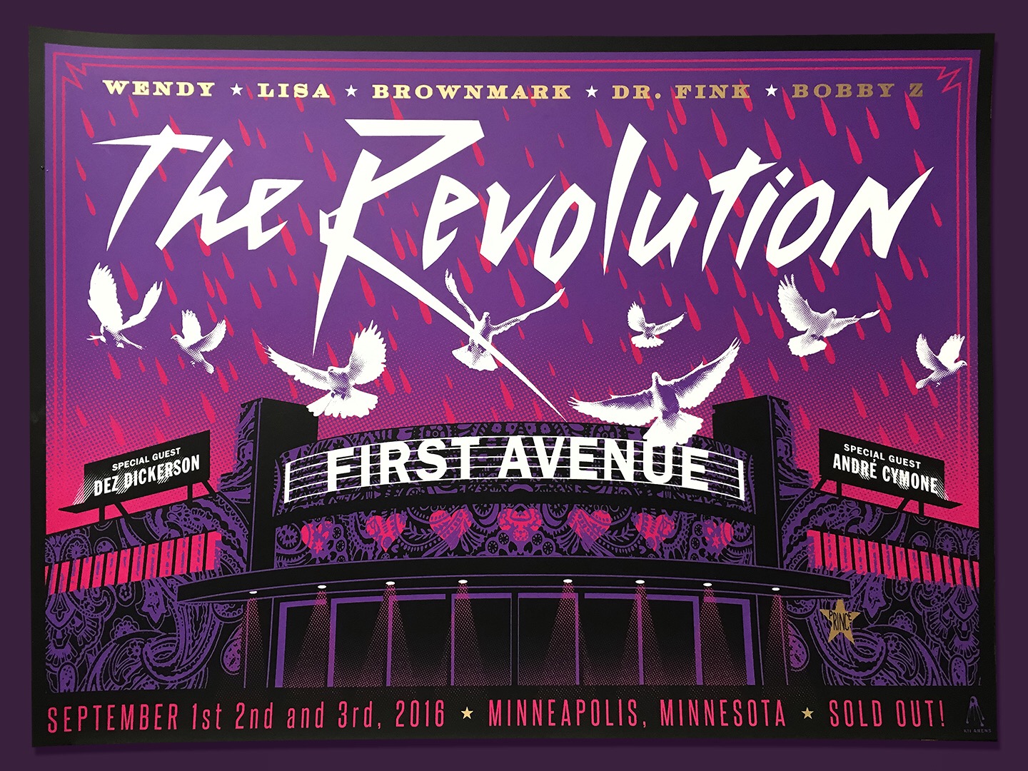 INSIDE THE ROCK POSTER FRAME BLOG: Kii Arens Prince The Revolution ...