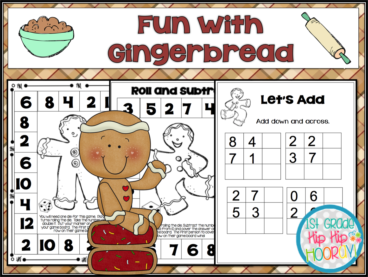 1st Grade Hip Hip Hooray!: Gingerbread Fun!!