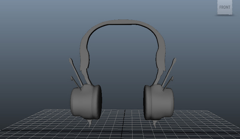 Webb's Blog: Prop Development - Completed Headphones