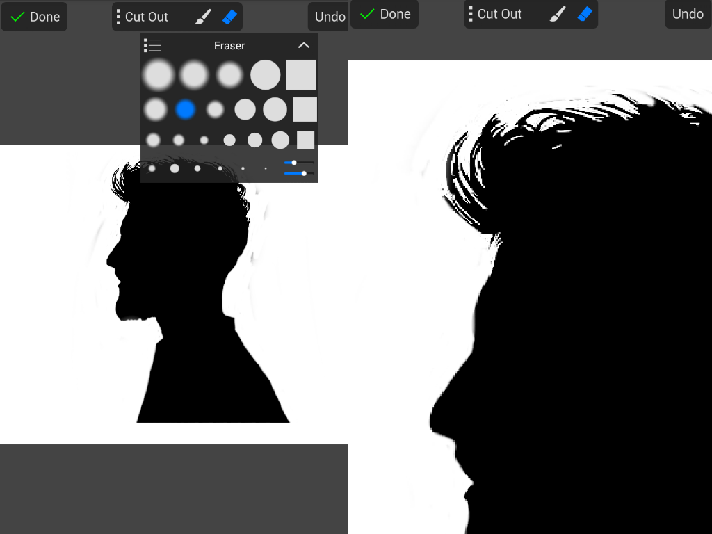 Cara edit gambar siluet | Picsay pro