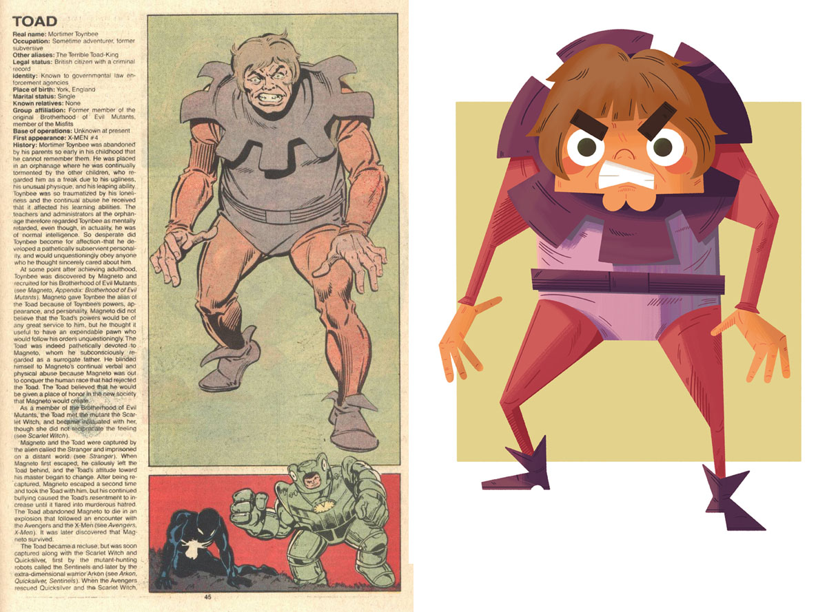 The Official Handbook to the Marvel Universe - REDUX Edition: TOAD by ...