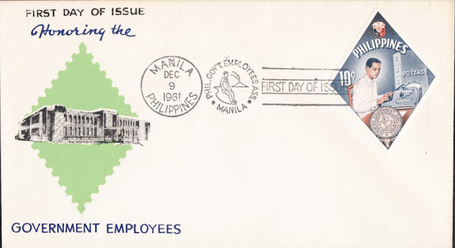 Philippine Republic Stamps : 1961 Philippine Government Employees ...