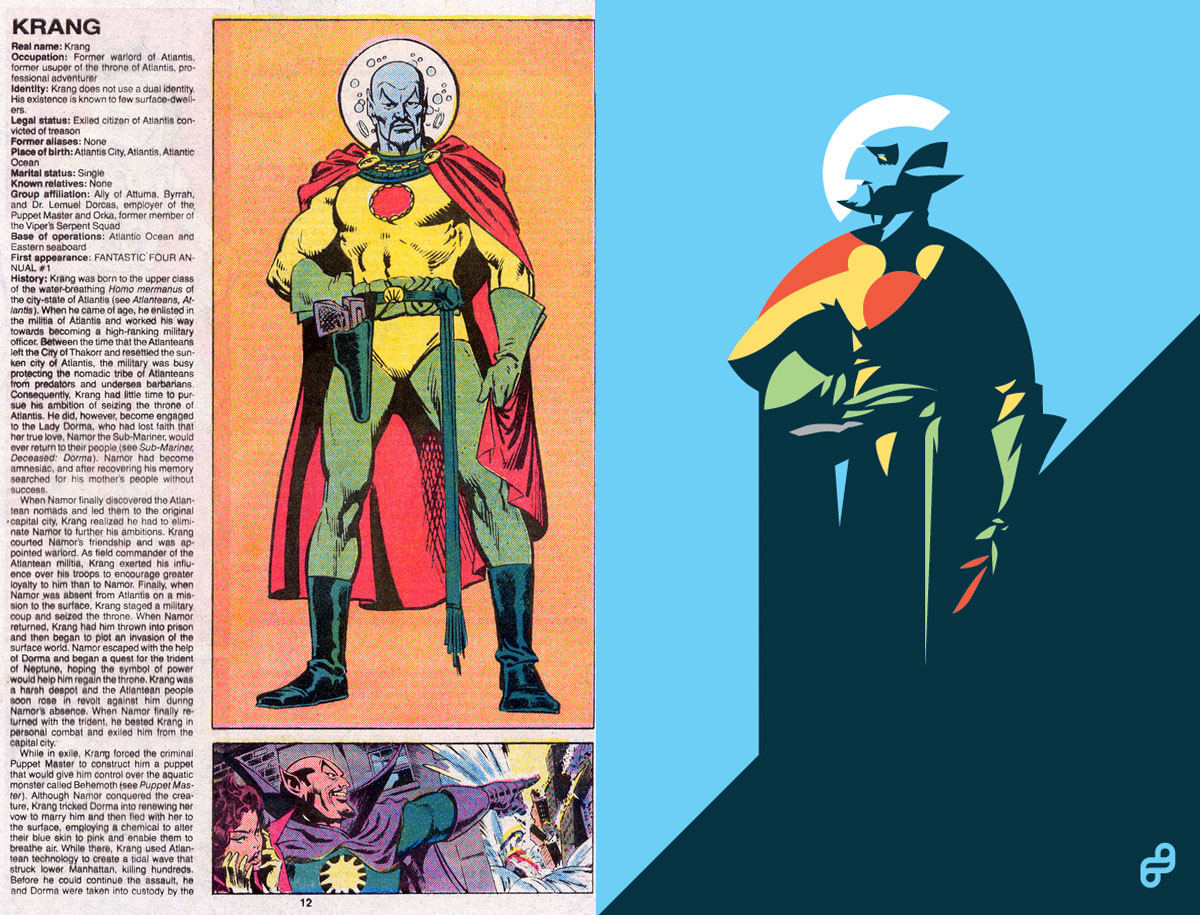 The Official Handbook to the Marvel Universe - REDUX Edition: KRANG by ...