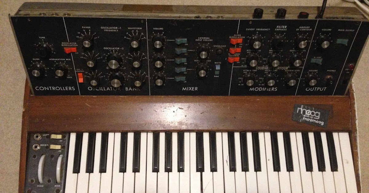 MATRIXSYNTH: Minimoog Model D Keyboard Synthesizer (73) SN 4376
