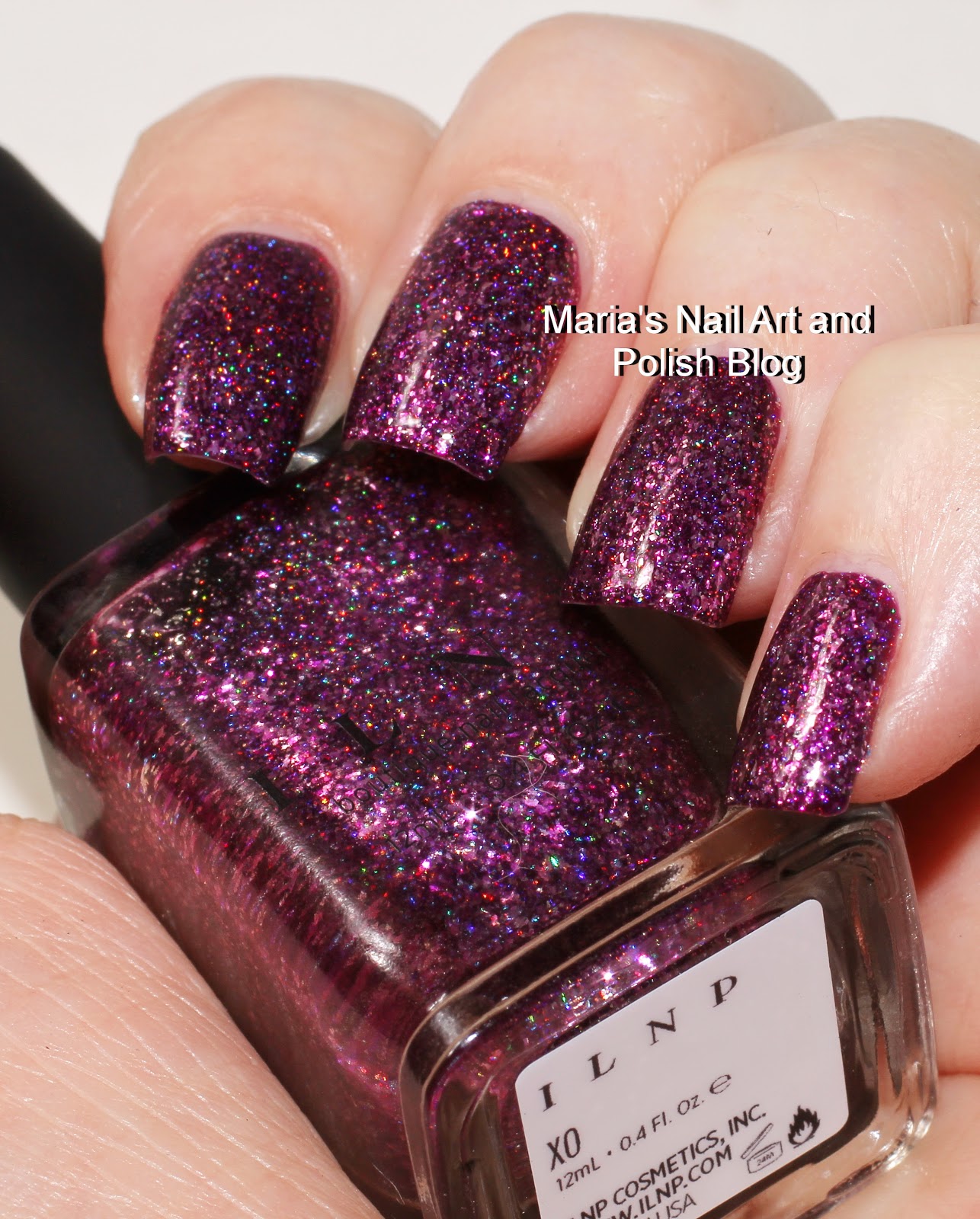 Marias Nail Art and Polish Blog: ILNP Cherry Luxe and XO swaches