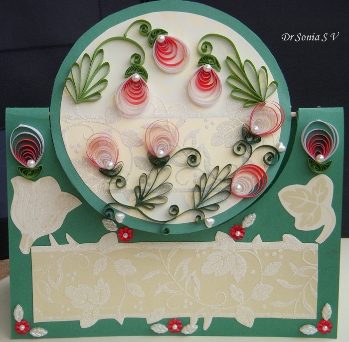 Cards and Crafts : Swinging Spinning Card Tutorial - Quilled Flora