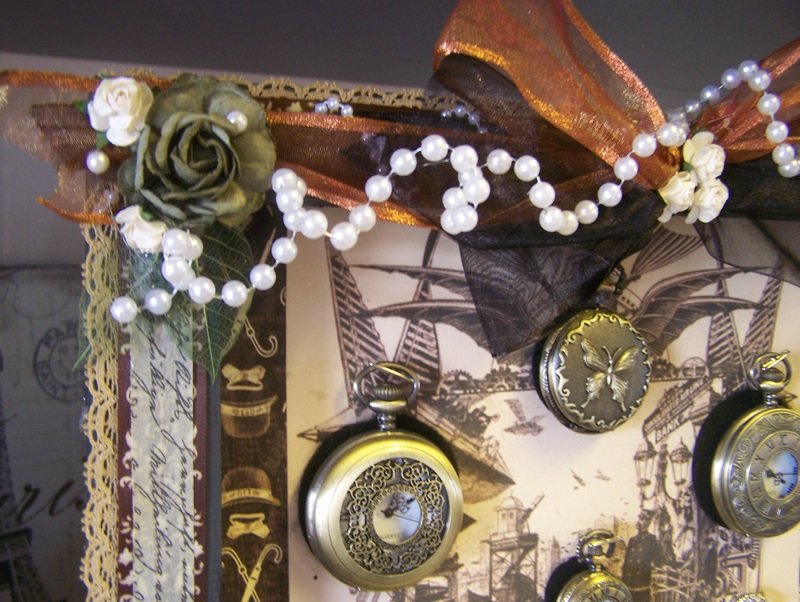 Peots 3Ps~ Penchant Papertrey & Pen: Stunning Pocket Watch Shadow Box