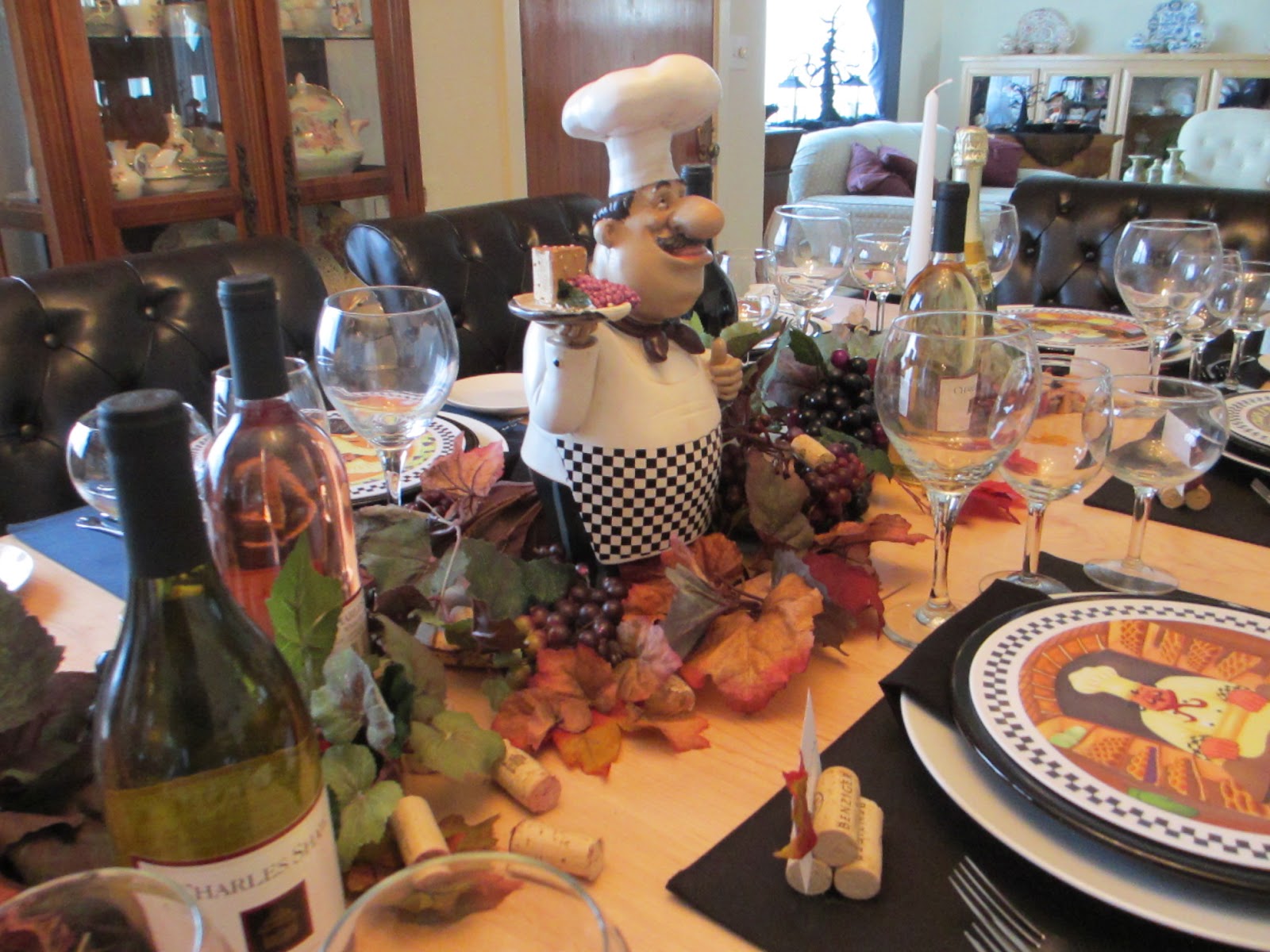 The Welcomed Guest: French Chef Tablescape