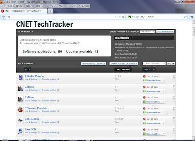 ict-tutorial-paradise: 今日からはじめる CNet TechTrackerでソフトウェアアップデートの最新管理