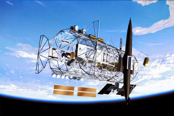 The Space Economy: Orbital Construction Yard