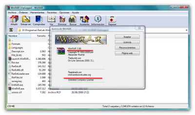 trabajo: ¿Qué es WINRAR?