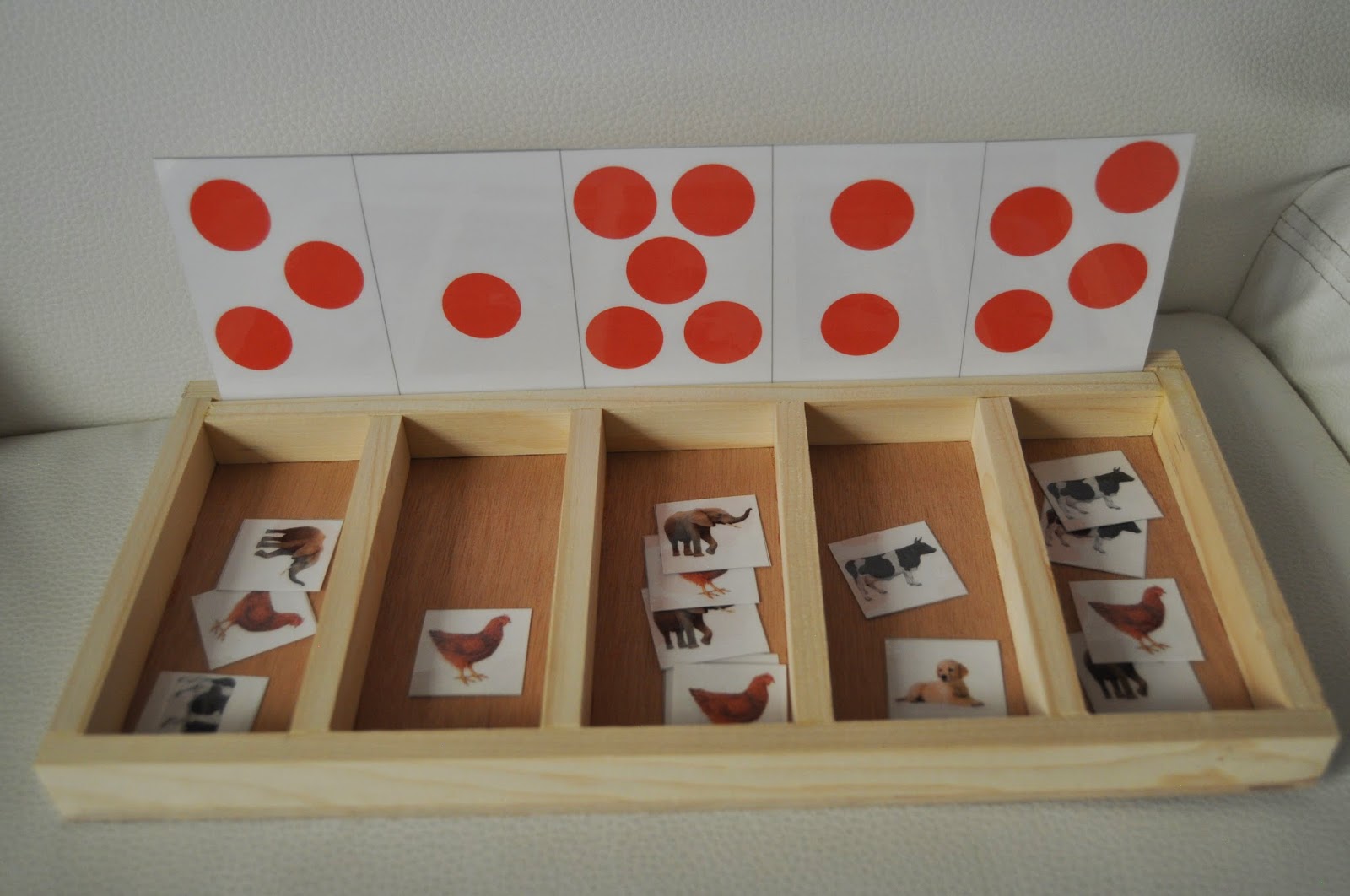 ma petite fabrique montessori: le coffret boîte à compter