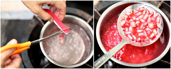 Bubur Biji Delima - masam manis