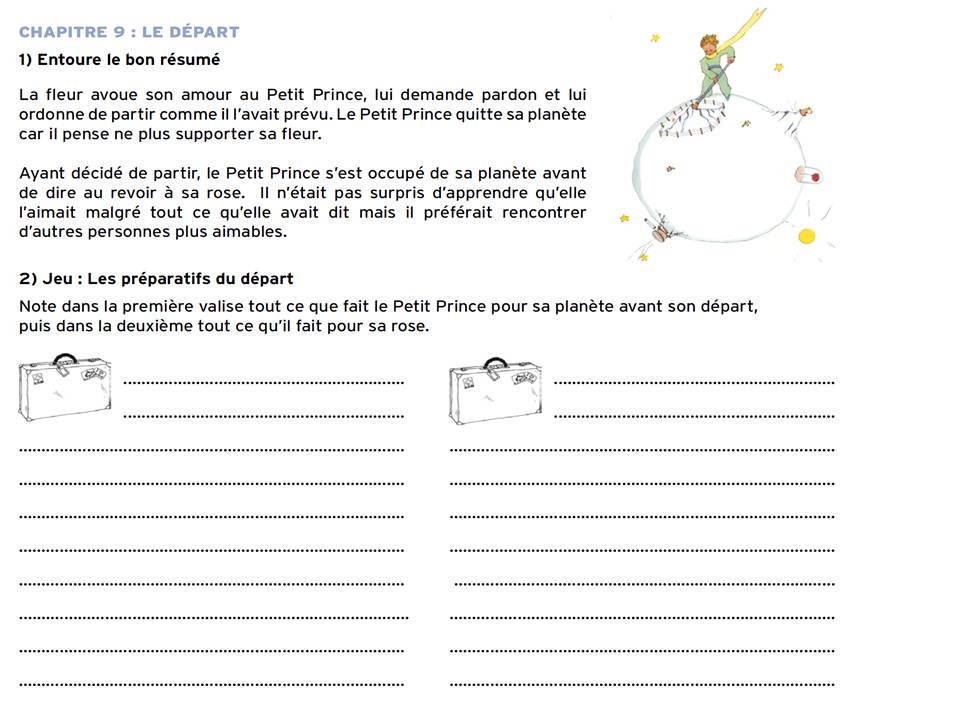 Niveau A2-B1: Le petit prince