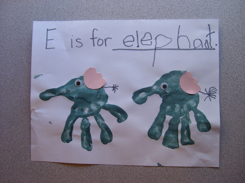Chipman's Corner Preschool: E is for Elephant